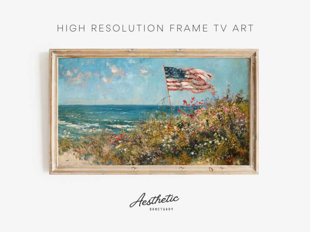 4th of July Digital Art | American Flag Art for Frame TV | Museum ...