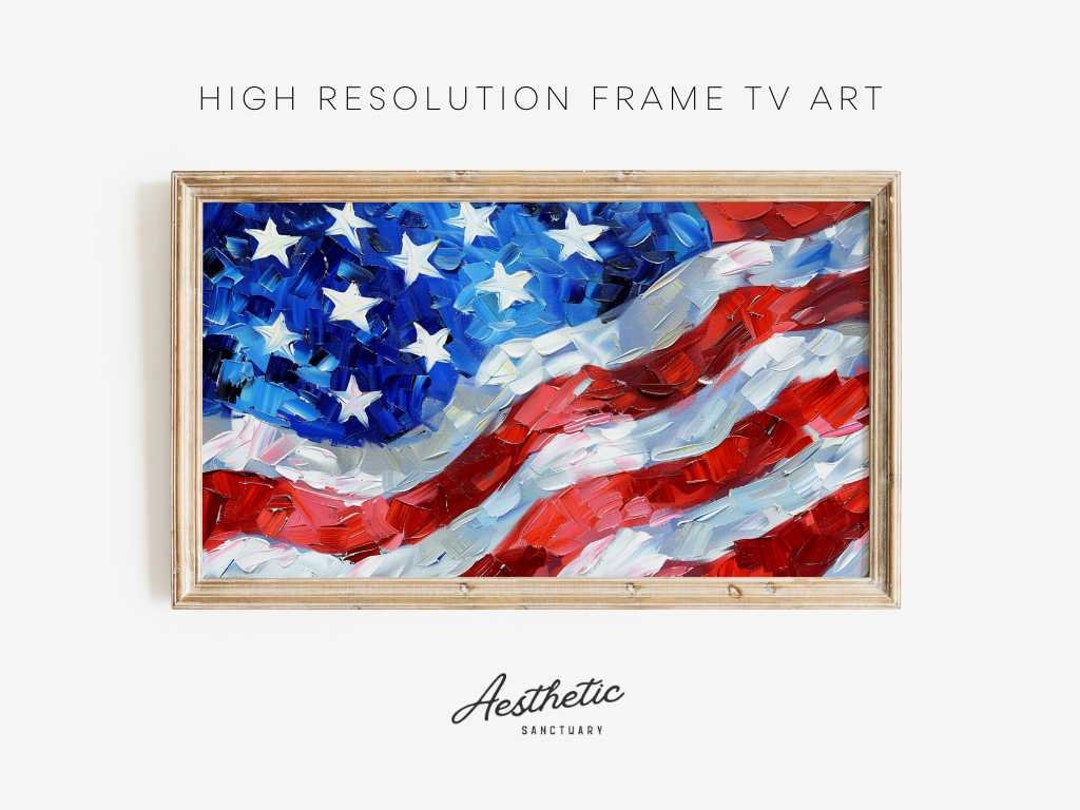 4th of July Digital Art | American Flag Art for Frame TV | Museum ...