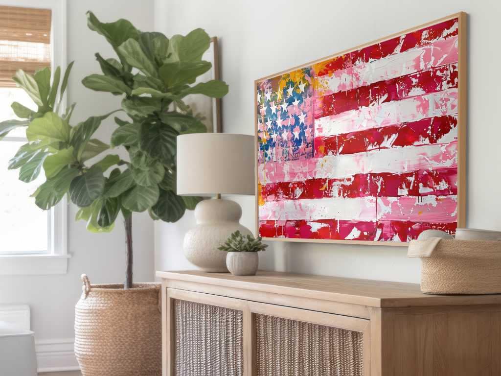 4th of July Digital Art | American Flag Art for Frame TV | Museum ...