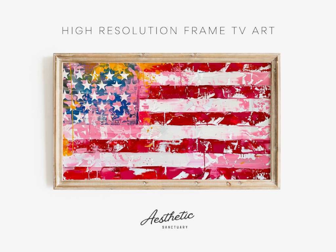 4th of July Digital Art | American Flag Art for Frame TV | Museum Quality Digital Art | Samsung ...