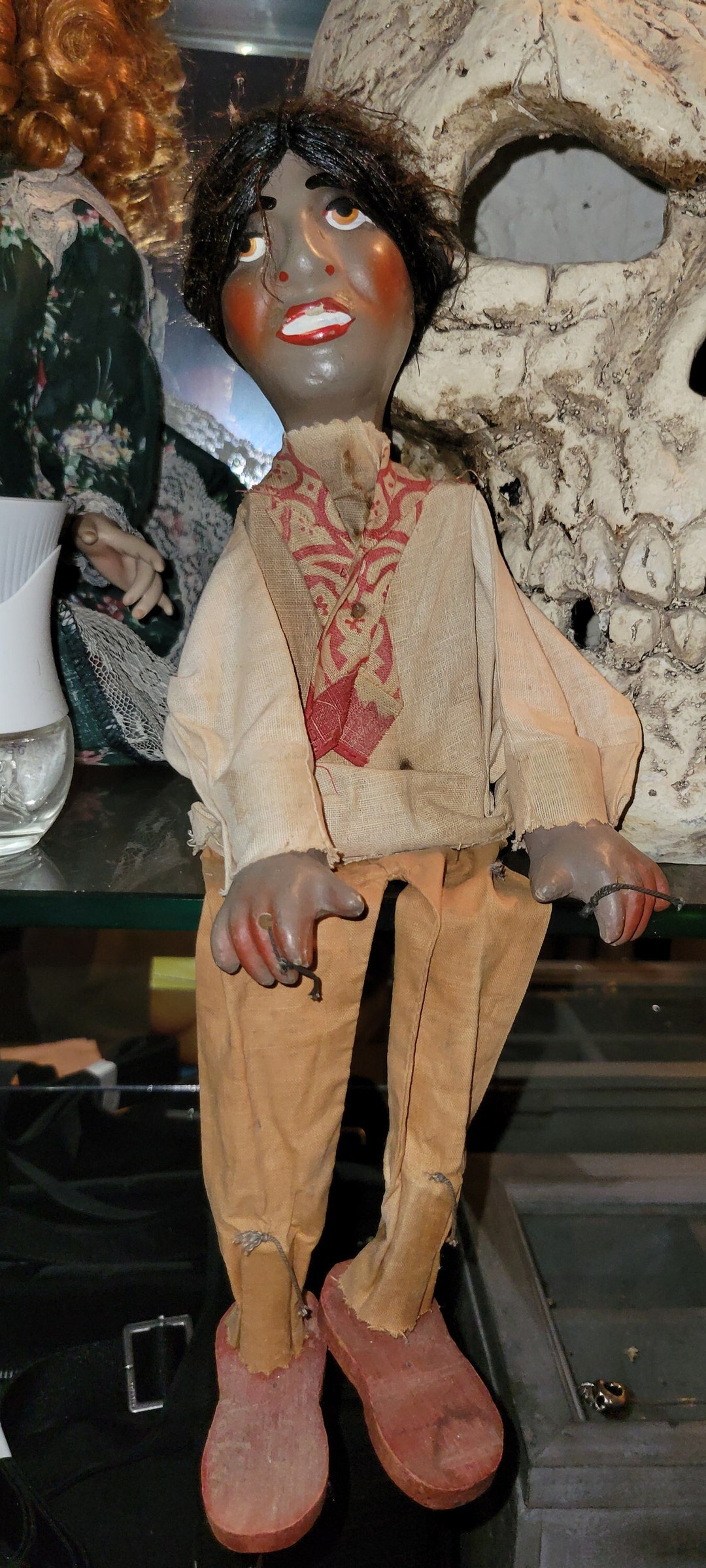 Old Creepy Marionette Puppet - Etsy