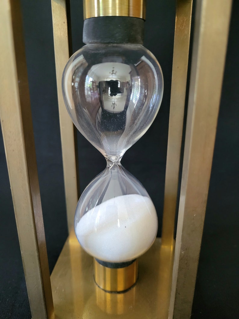 Vintage Solid Brass 15 Minute Square Sand Timer Classic - Etsy