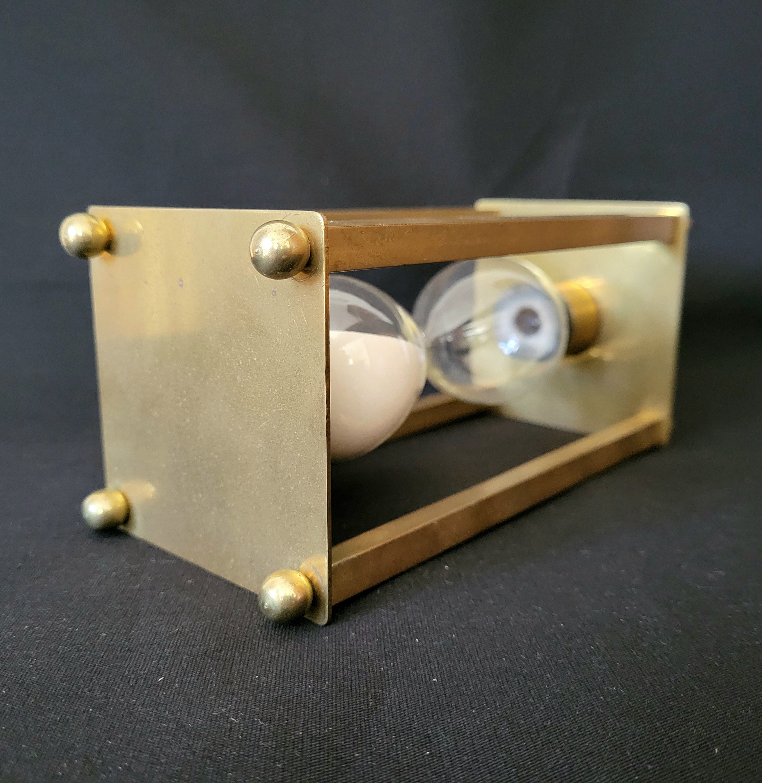 Vintage Solid Brass 15 Minute Square Sand Timer Classic Nautical ...