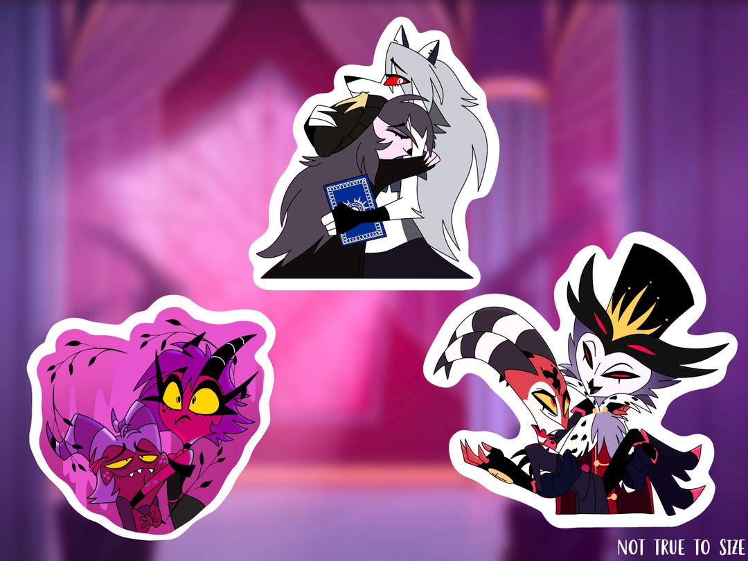 Helluva Boss Sticker Collection, Millie, Moxxie, Loona, Octavia, Blitzo ...