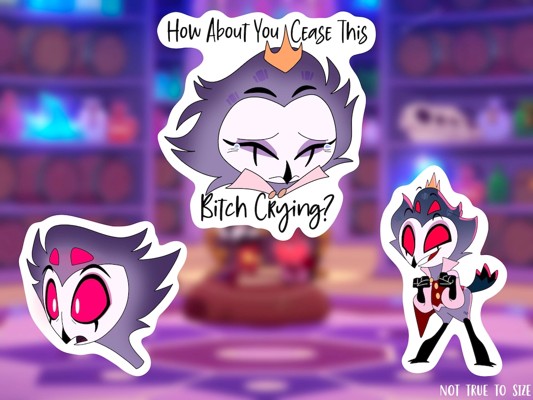 Helluva Boss Sticker Collection, Stolas and Baby Stolas, Perfect ...