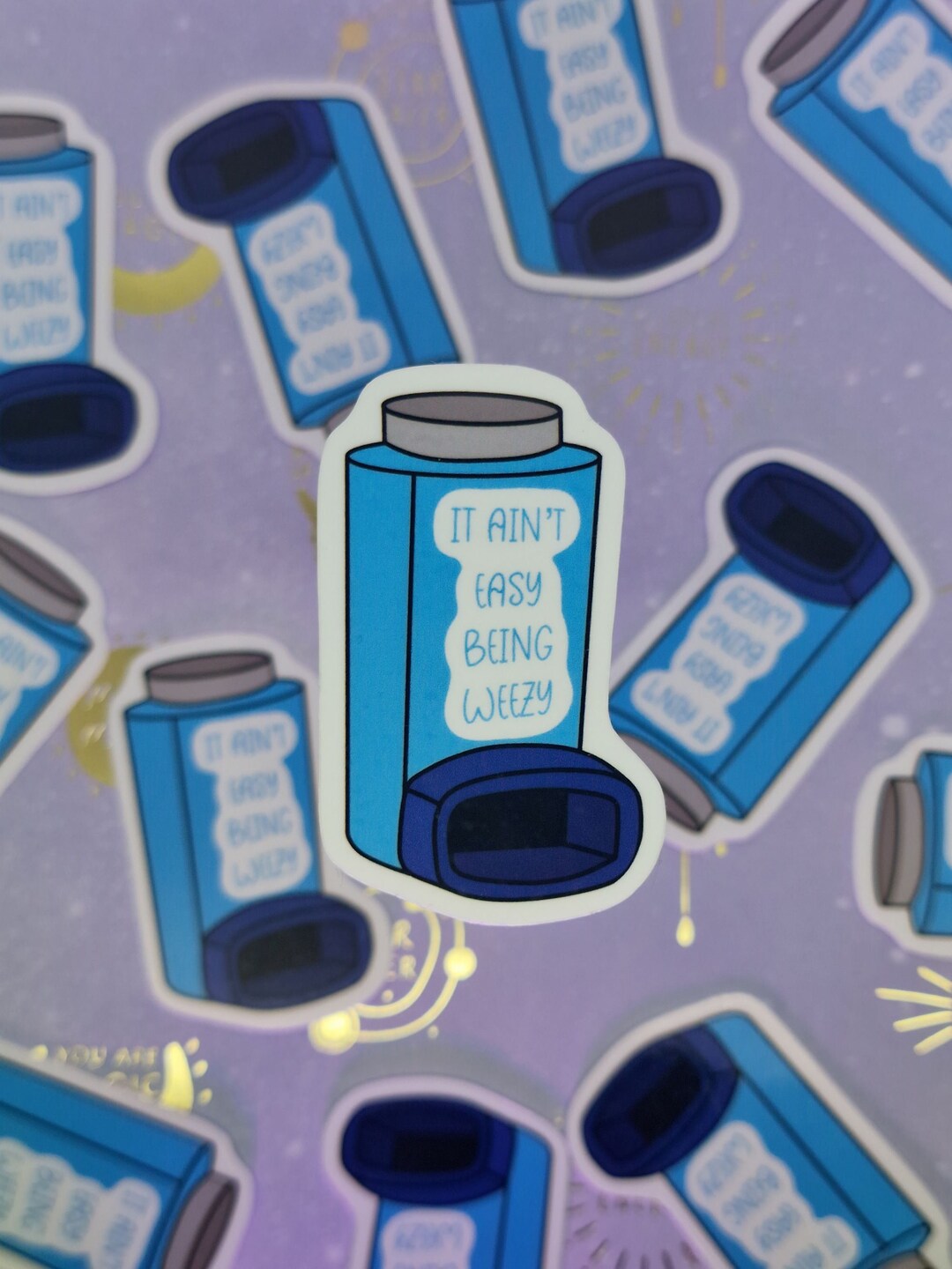 It Aint Easy Being Weezy, Medical Inhaler Sticker, Custom Decal, Laptop ...