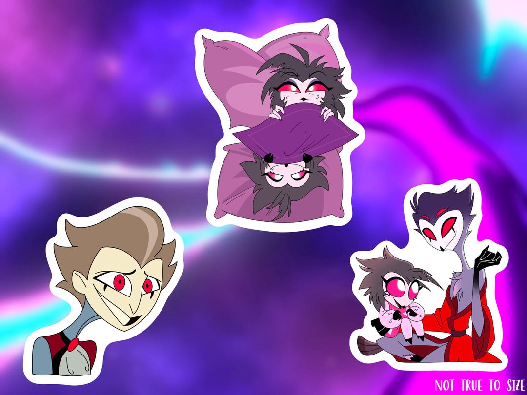 Helluva Boss Sticker Collection, Human Stolas, Octavia, Perfect Journal ...