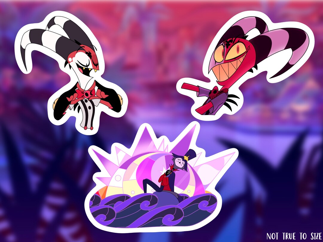 Helluva Boss Sticker Collection, Blitzo and Stolas, Perfect Journal ...