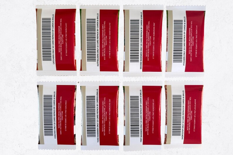 Baseball Card Packs - 10 Cards - MLB Cards - Pitchers, Catchers ...