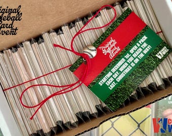 The Original Baseball Card Advent Calendar - 24 Day Christmas Countdown ...