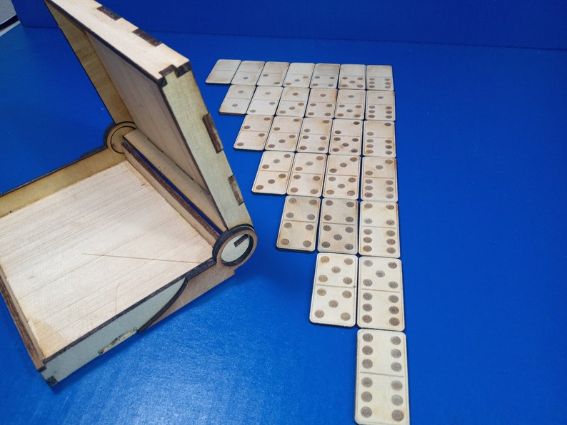 Dominoes Svg, Dominoes Set in Box, Old Fashioned Games, Laser Cut, 3d ...