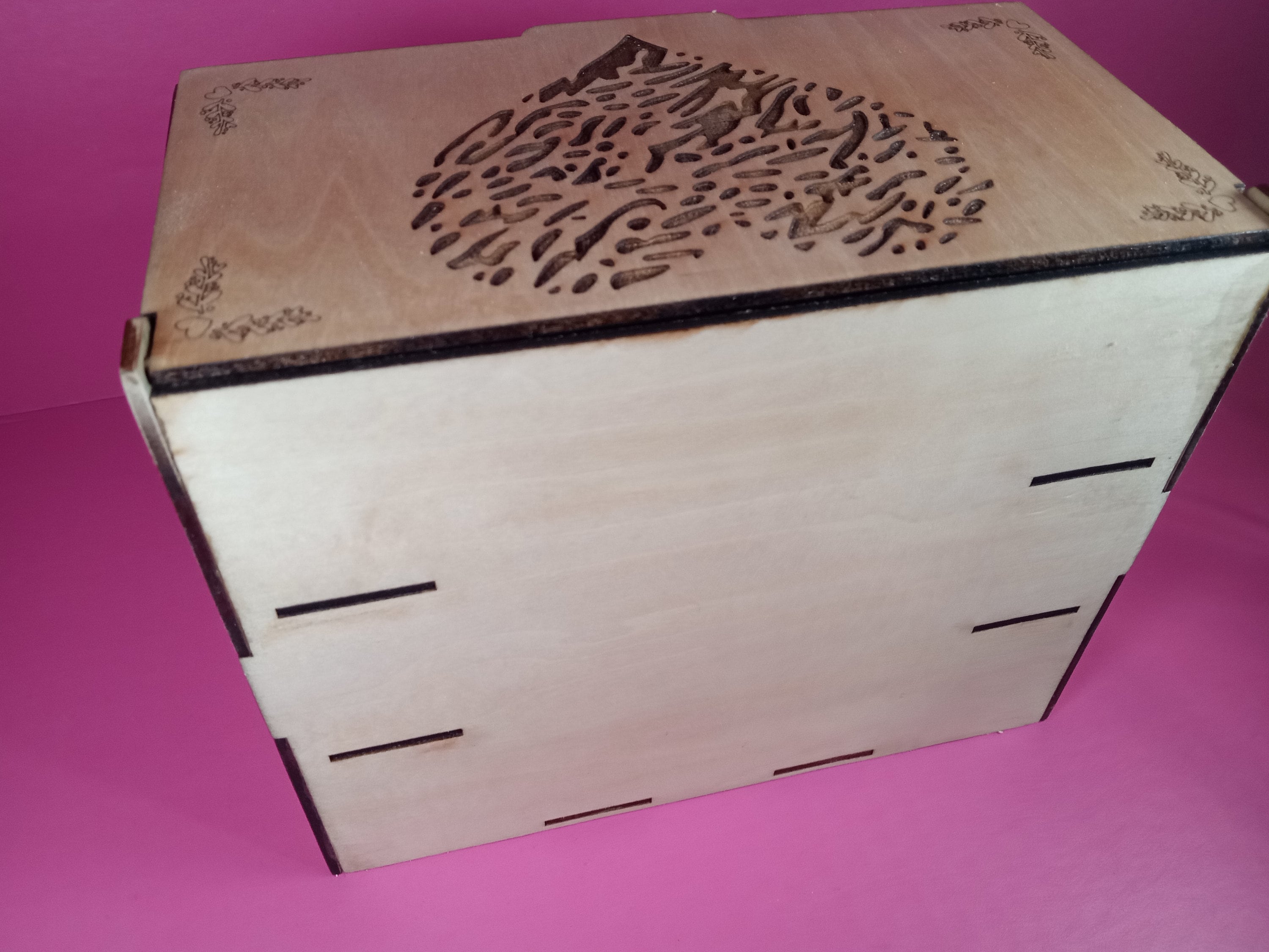 Laser Cut Jewelry Box With Drawers, Hinged Lid, and Removable Tray ...