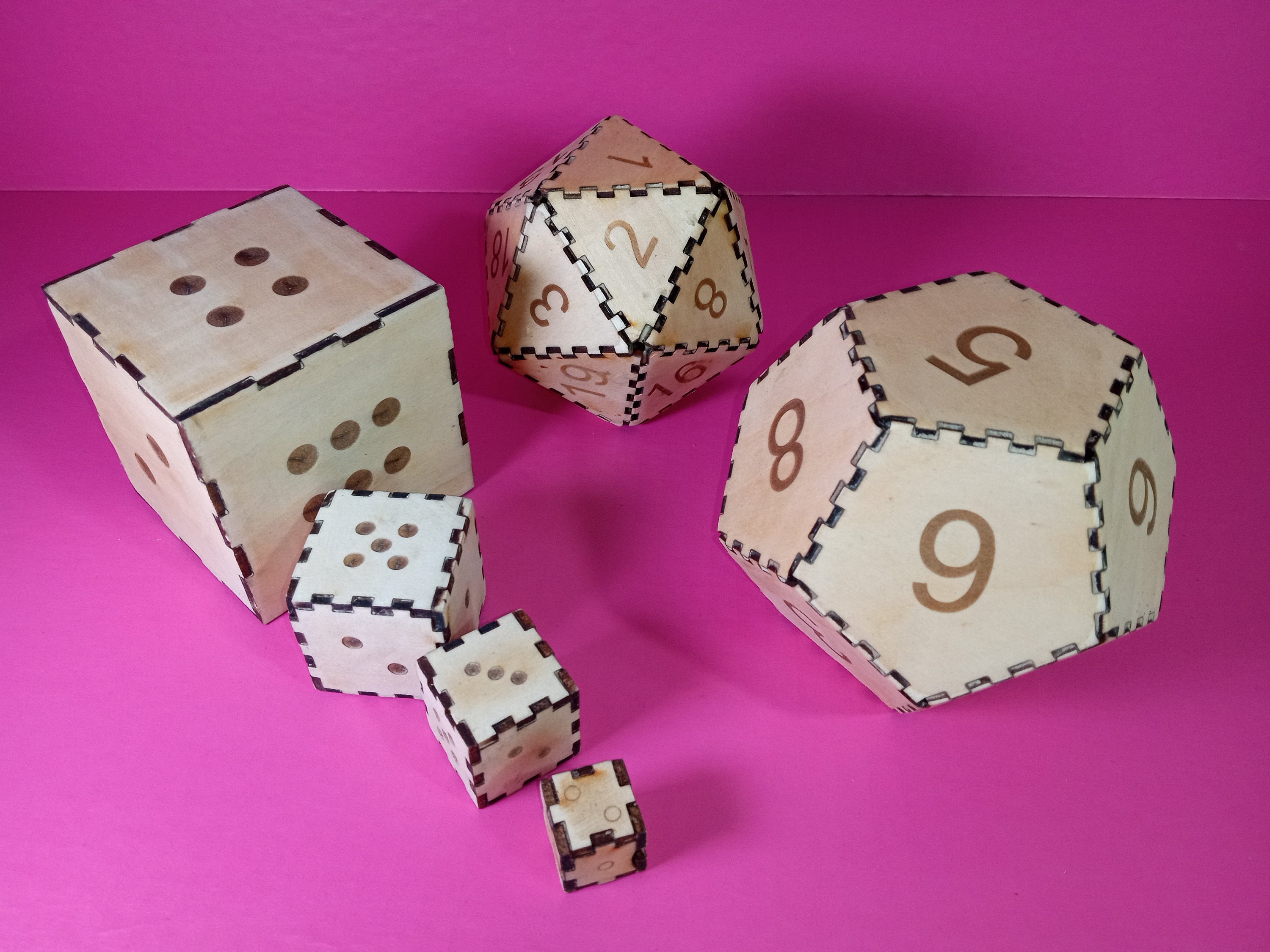 4, 12 and 20 Sided Dice, High Roller, Dungeons & Dragons, Dice Digital ...