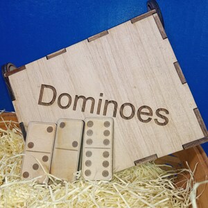 Dominoes Svg, Dominoes Set in Box, Old Fashioned Games, Laser Cut, 3d ...