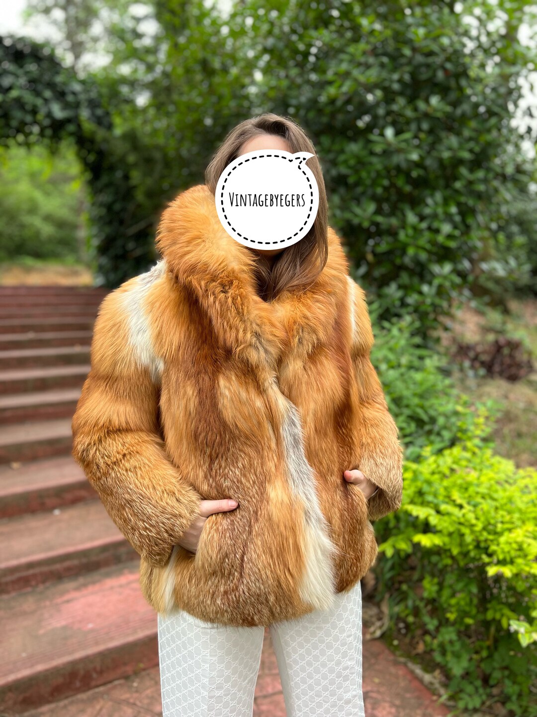 Red Fox Fur Coat Fox Fur Coat Natural Fox Fur Coat Real Fox - Etsy