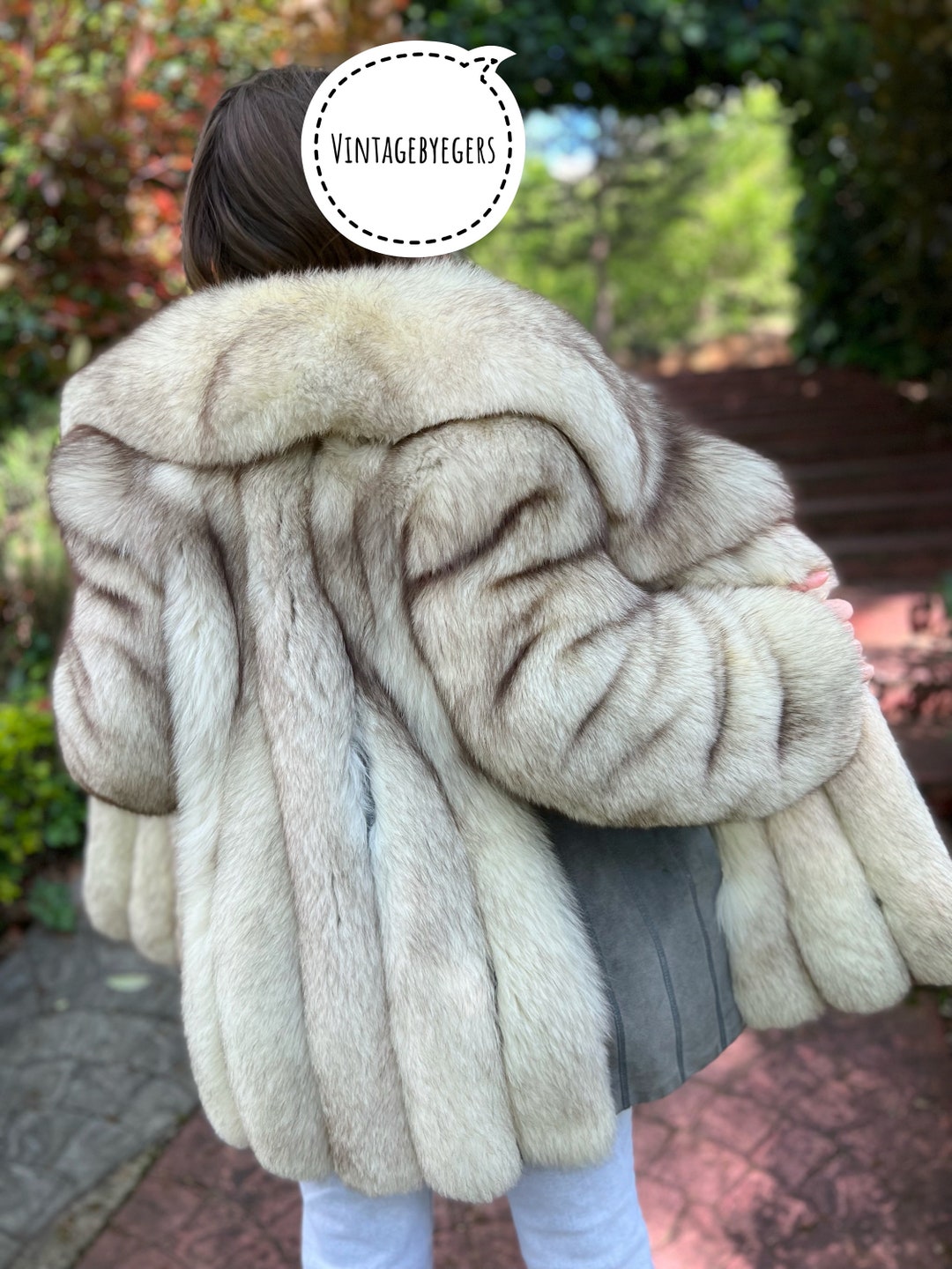 White Fox Fur Coat Fluffy Fur Coat Real Fur Coat Small Fur - Etsy UK