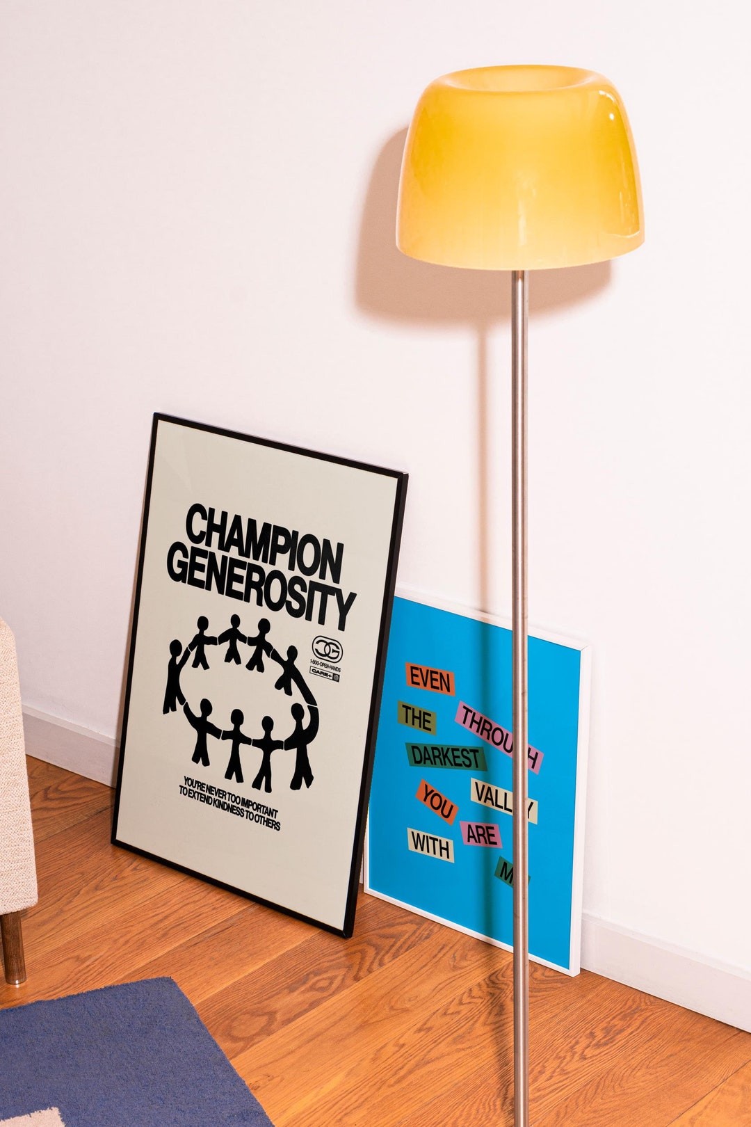 Champion Generosity Digital Poster | Inspirational Kindness Wall Art ...