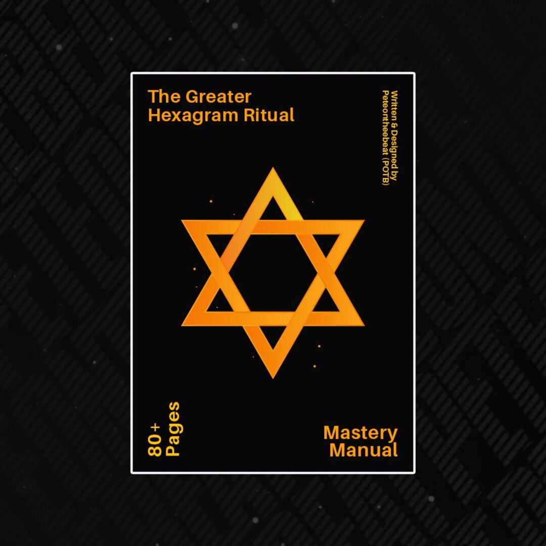 The Greater Hexagram Ritual Mastery Manual - Etsy