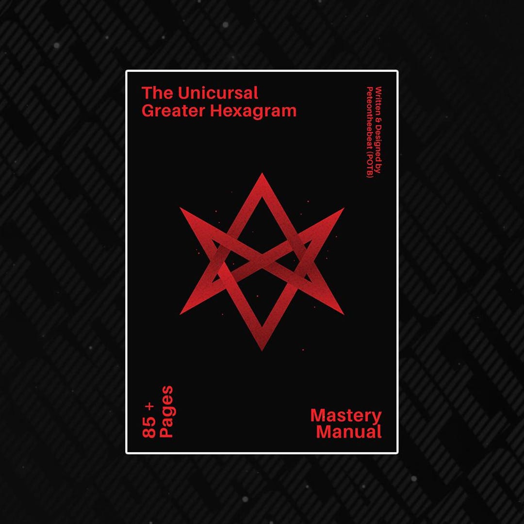 The Unicursal Greater Hexagram Ritual Mastery Manual - Etsy