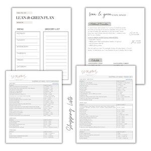 DIGITAL Optavia 5&1 Fueling Tracker, Planner, Guide | INSTANT DOWNLOAD ...