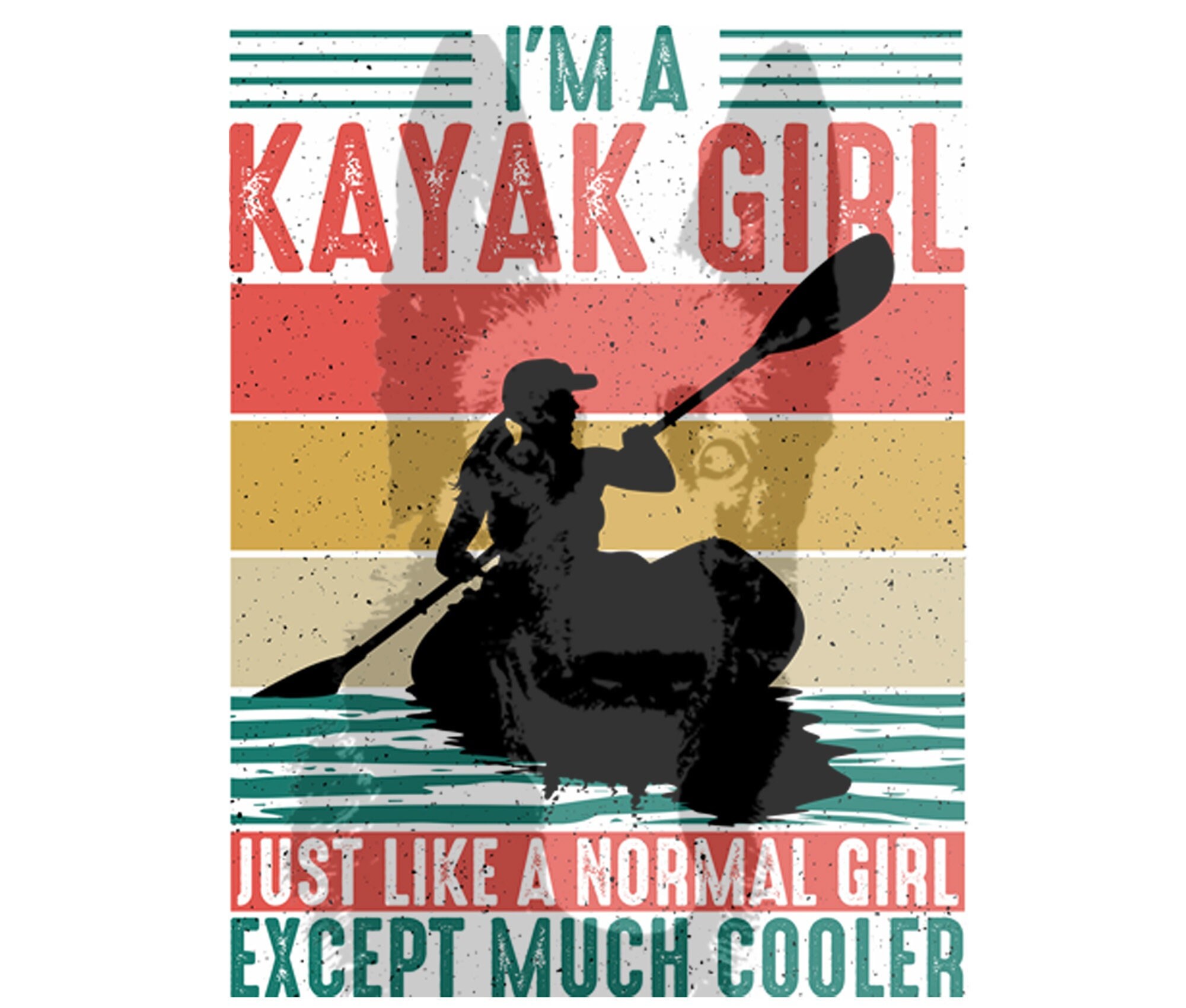 Kayak SVG, Kayak Girl, Outdoor PNG, Kayaking Tees, Outdoor Sticker, T ...