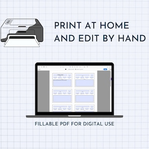 Item Cards for D&D Fillable and Printable Pdf Minimalist Design Print ...