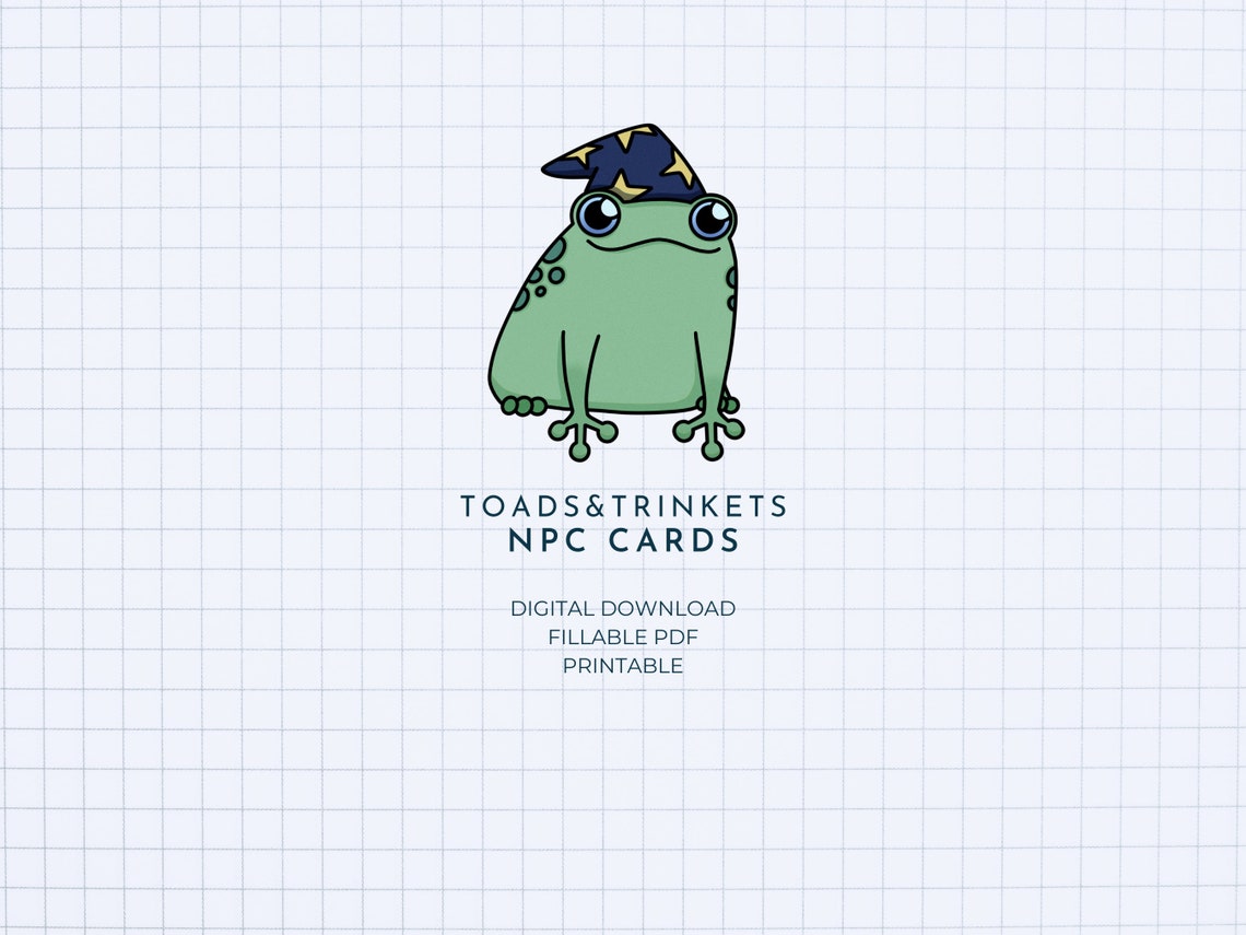 Fillable NPC Cards for D&D DM / Dungeon Master Tools NPC - Etsy