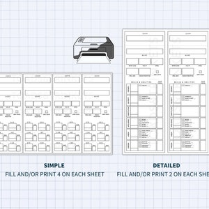 Initiative Tracker for Dungeons and Dragons Fillable and Printable Pc ...