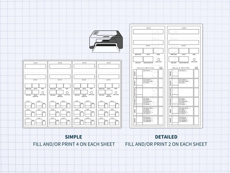 Initiative Tracker for Dungeons and Dragons Fillable and - Etsy
