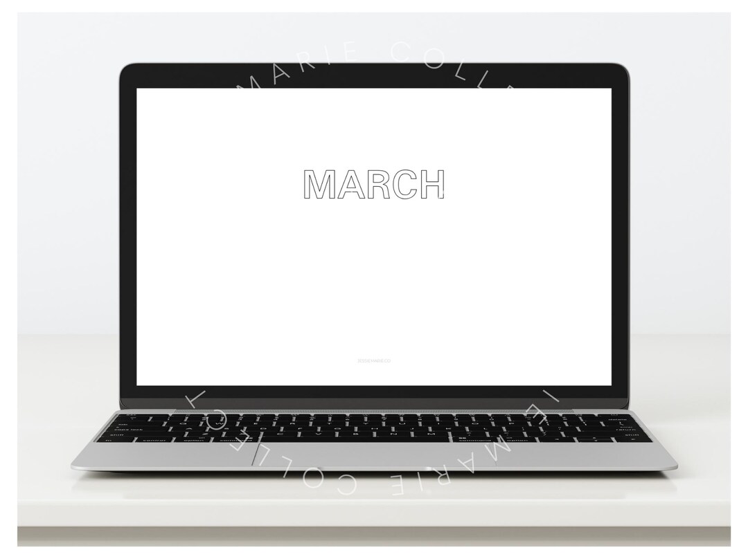 MARCH Desktop Wallpaper Download - Etsy
