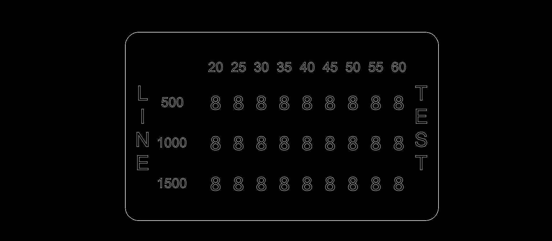Compact Laser Line Material Testing Plates Lightburn .AI .DXF - Etsy