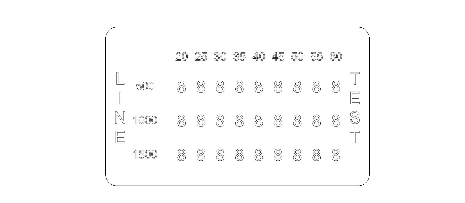 Compact Laser Line Material Testing Plates Lightburn .AI .DXF - Etsy
