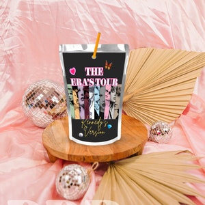 Eras Tour Birthday Juice Pouch Label Taylor Inspired Birthday Party ...