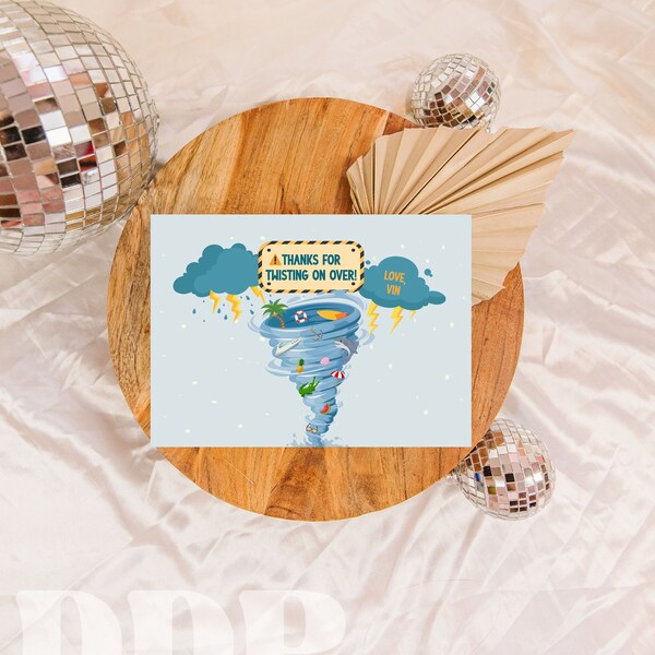 Hurricane Birthday Card - Etsy