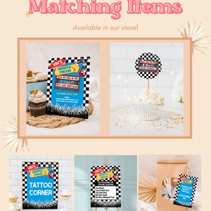 Warped Tour Birthday Party Table Sign | Warped Two-ur Printable Party ...