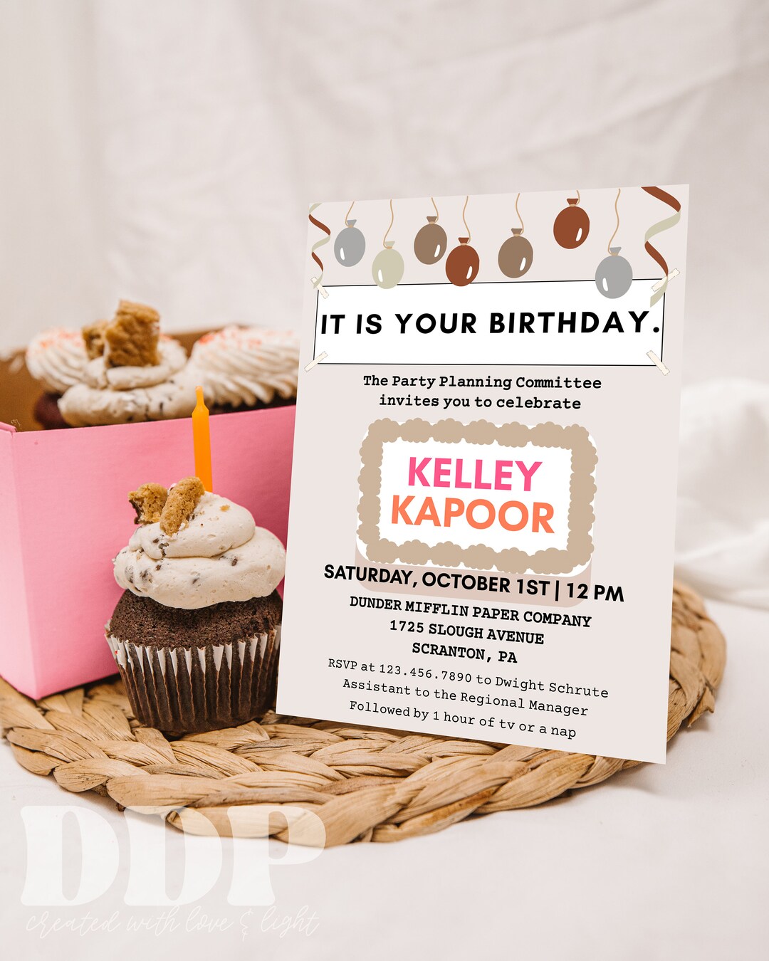 THE OFFICE Birthday Party Invitation It is Your Birthday Invite ...