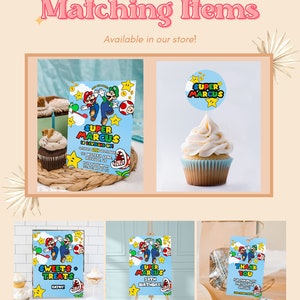 Super Mario Birthday Welcome Sign Mario Bros Printable Party Decor ...