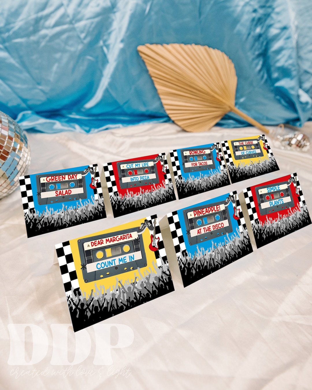 Warped Tour Food Tent Label Warped Two-ur Printable Party Decor Buffet ...