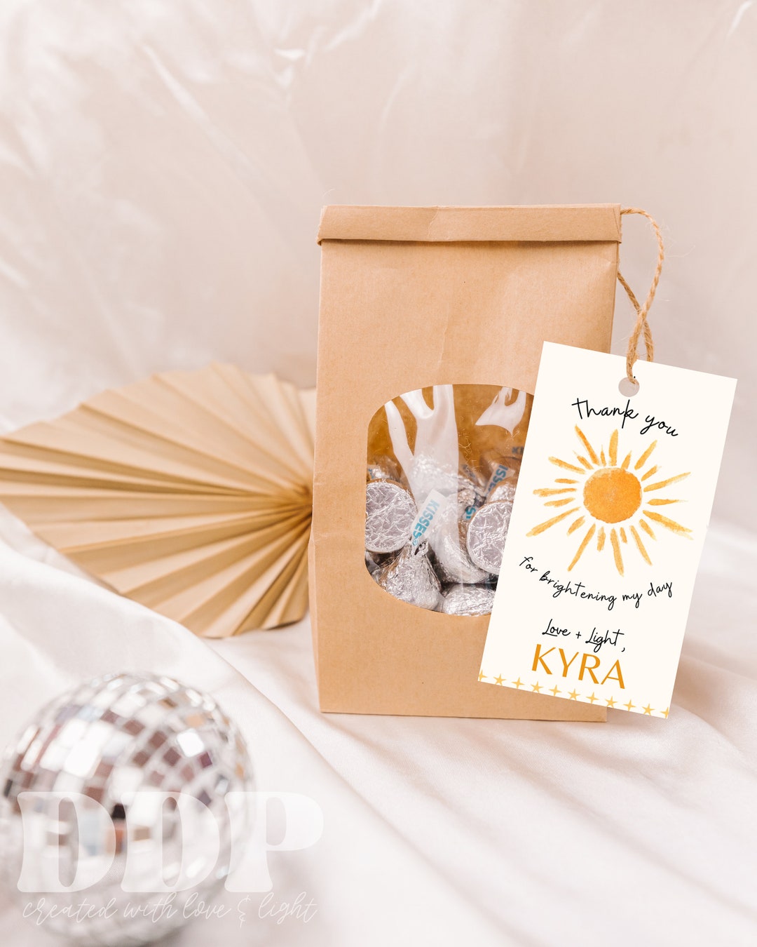 Sun Birthday Favor Tags Template Sunshine Gift Labels First Trip Around ...