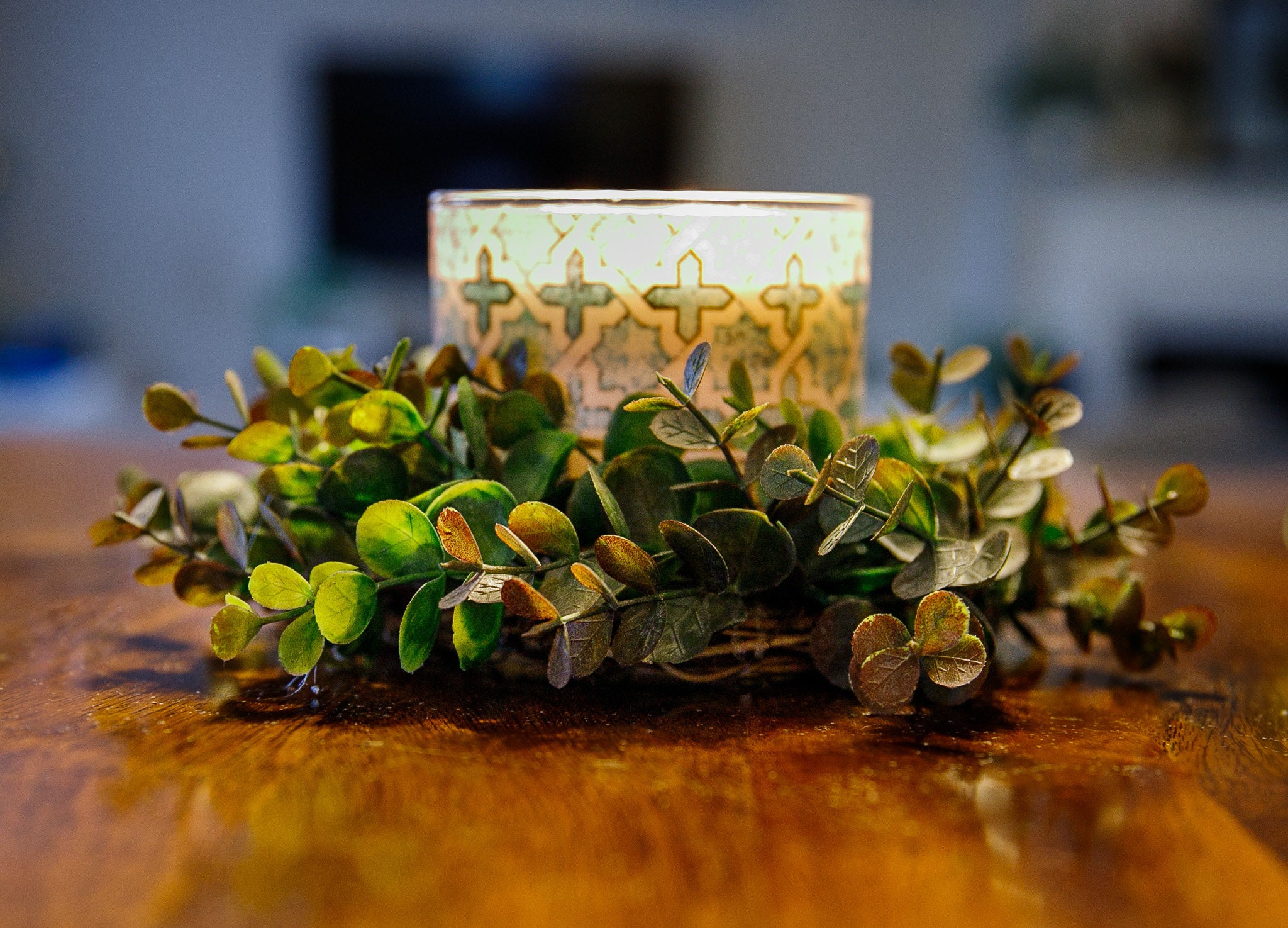 Mini Wreaths- Lamb's Ear, Olive Branch, Mixed Greenery, Eucalyptus ...