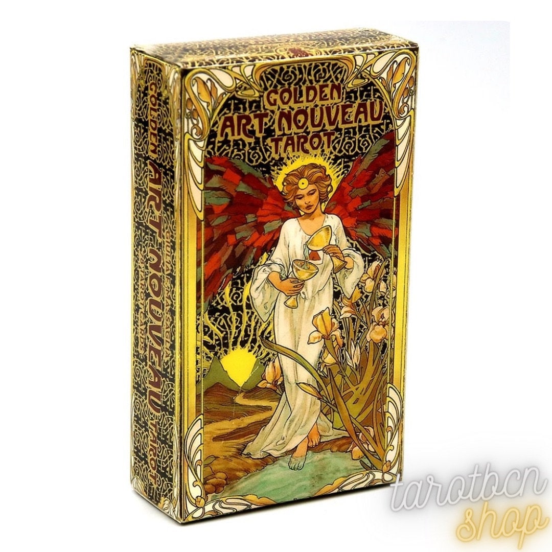Golden Art Nouveau Tarot - Etsy