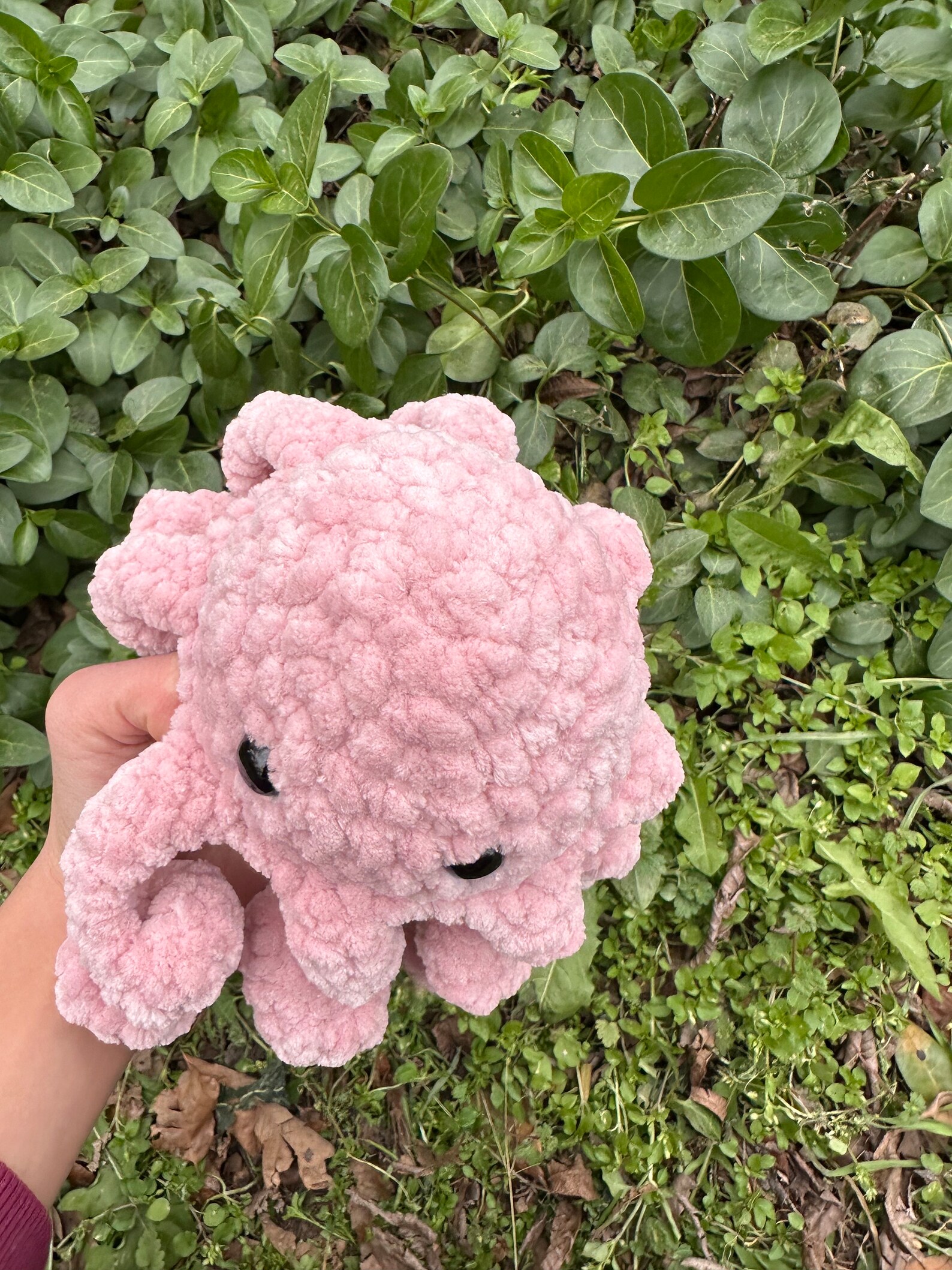 Amigurumi Large Octopus Plush, Pink Fluffy Octopus Crochet, Octopus Gift - Etsy