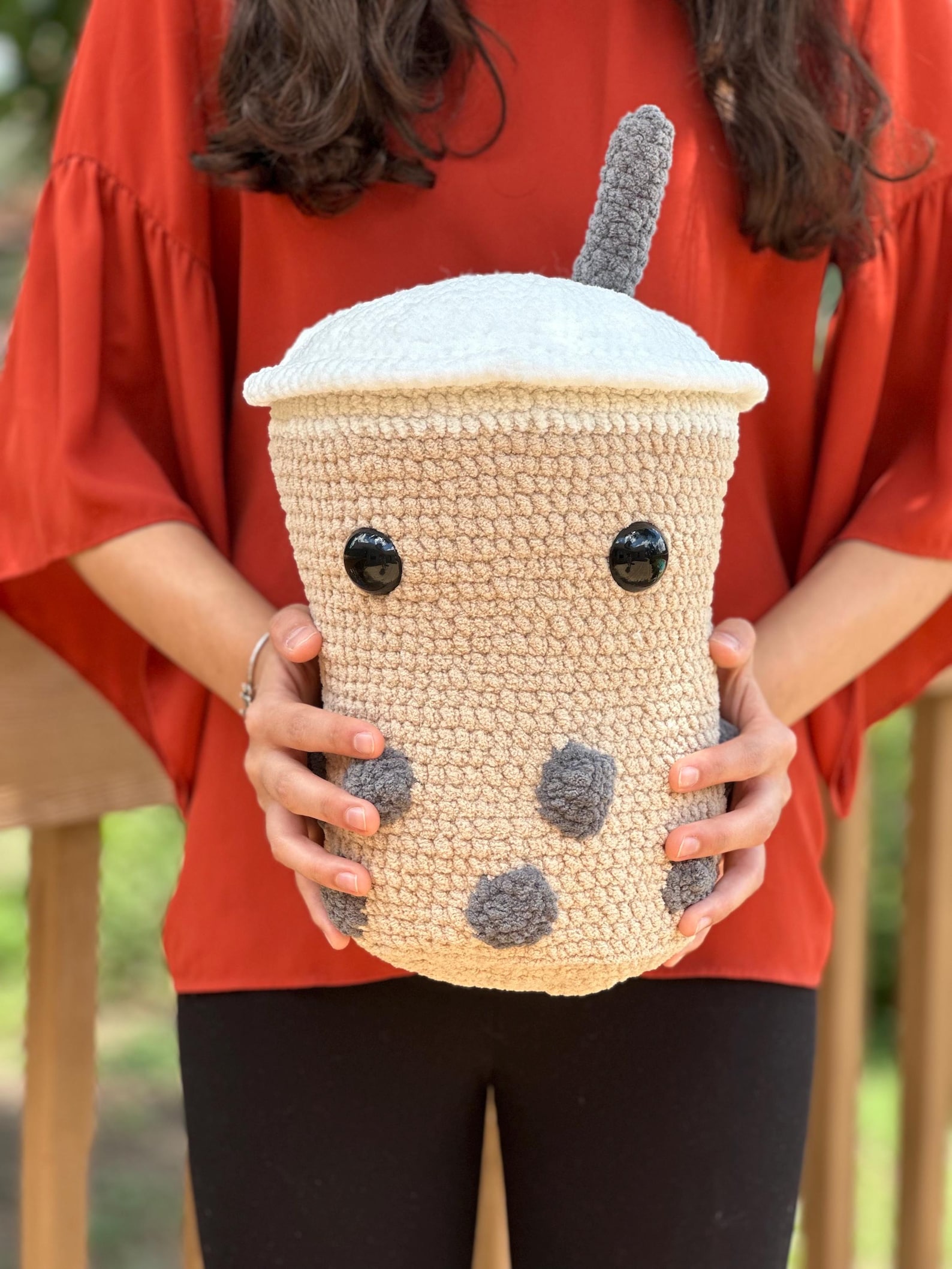 Jumbo Boba Tea Crochet Pattern, Bubble Tea Amigurumi Plush Pattern, DIY ...