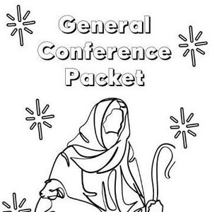 General Conference Activity Inspirational Kids Packet - HUGE ...