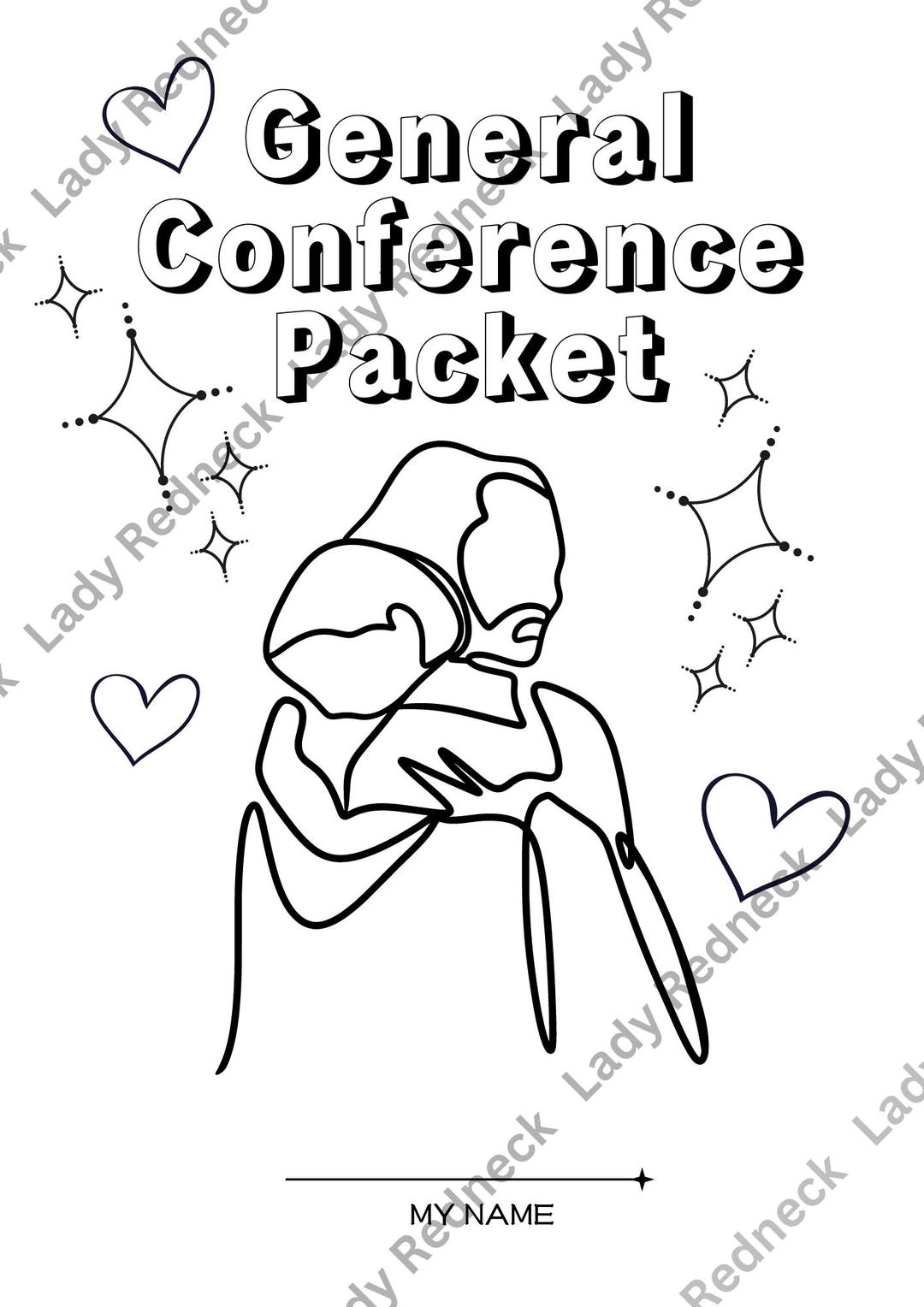 General Conference Activity Packet for Kids - HUGE - LDS -downloadable ...