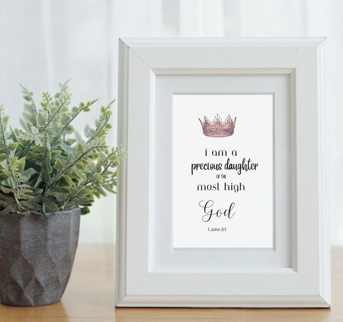 Downloadable LDS Art Daughter of God Printable Wall Art, Minimalist ...
