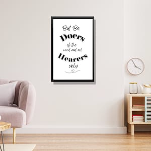 Doers of the Word Quote Downloadable, Inspirational Poster & Bookmark ...