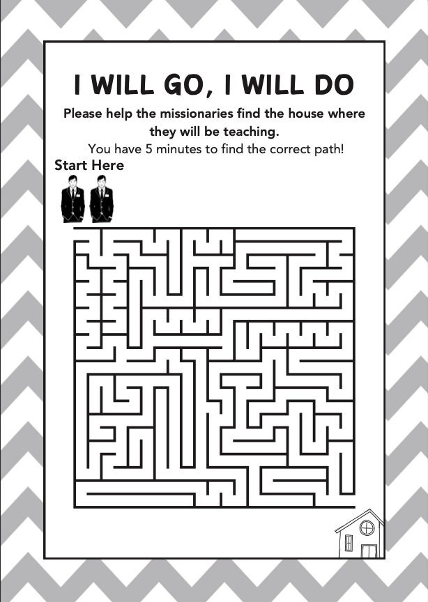 General Conference Activity Inspirational Kids Packet - HUGE ...