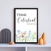 Think Celestial Design A, Inspirational Poster & Bookmark Printable ...