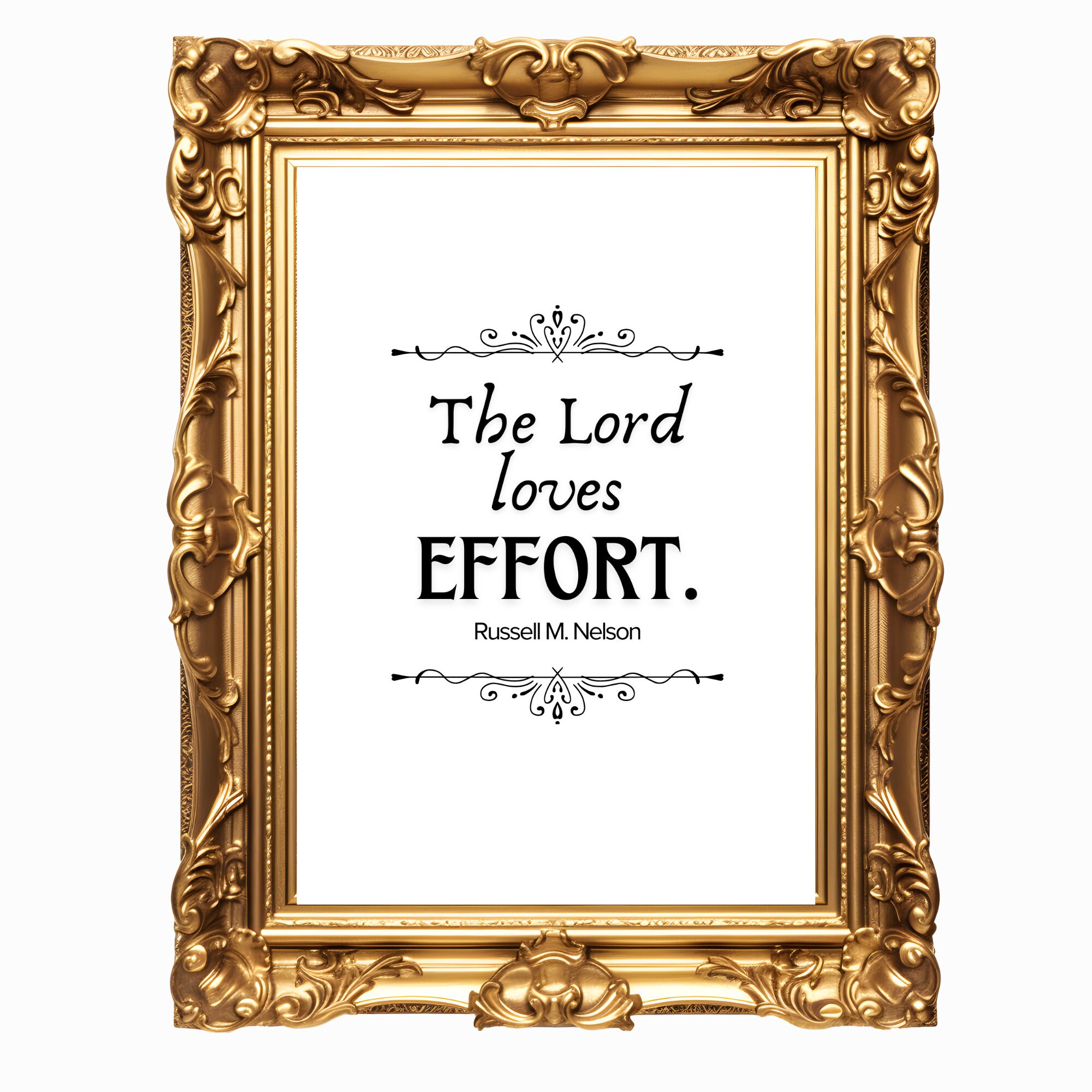 Downloadable LDS Printable Inspirational Quote I Printable/downloadable ...